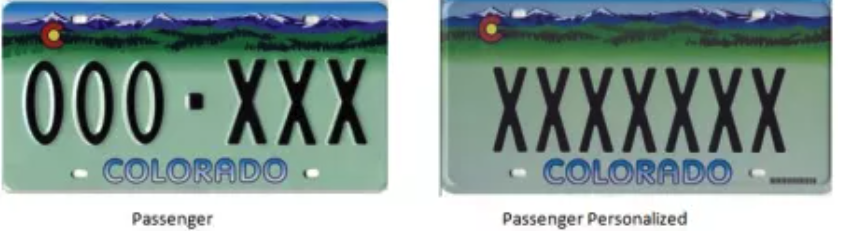 New colors for Colorado license plates available