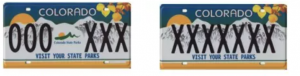 New colors for Colorado license plates available